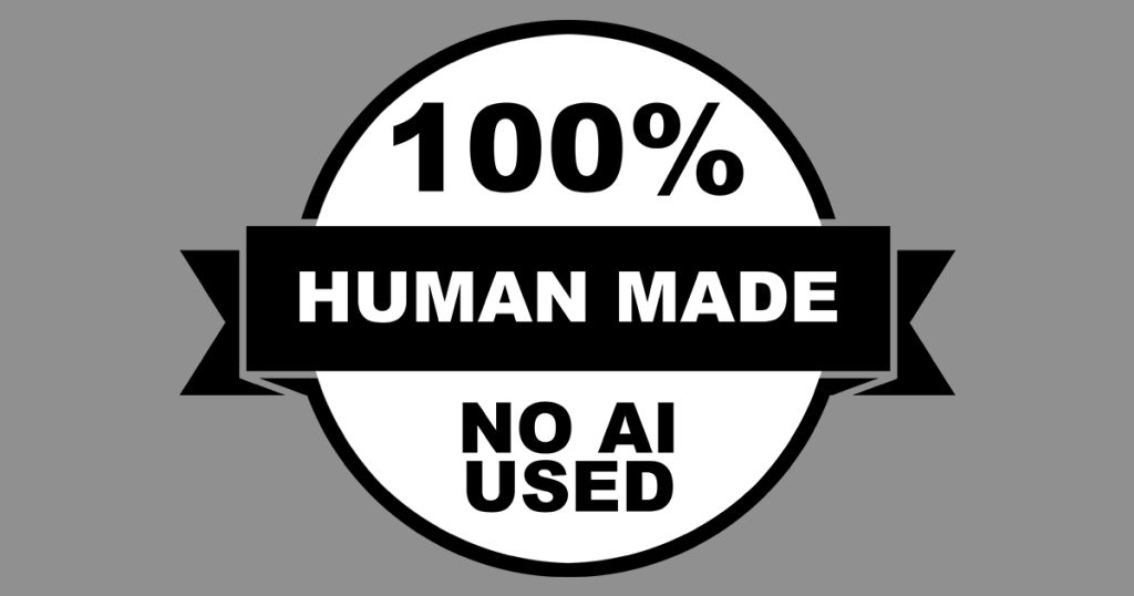 Introducing the 100% Human Made Badge for Artists & Writers