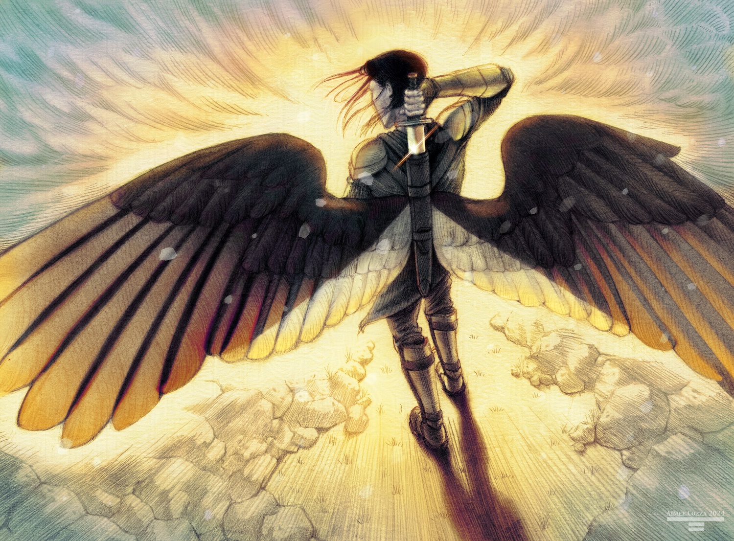 Remembering II by Aimee Cozza Illustration